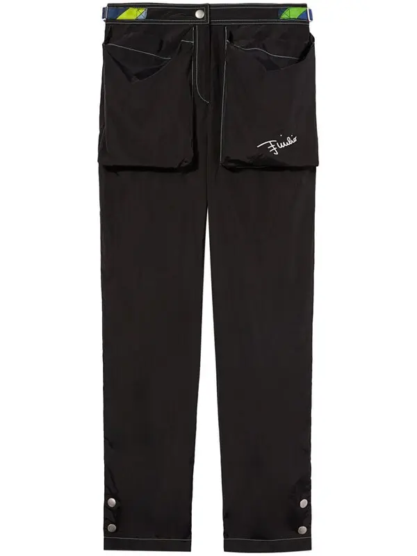 Emilio Pucci Patch-pocket Straight-leg Trousers