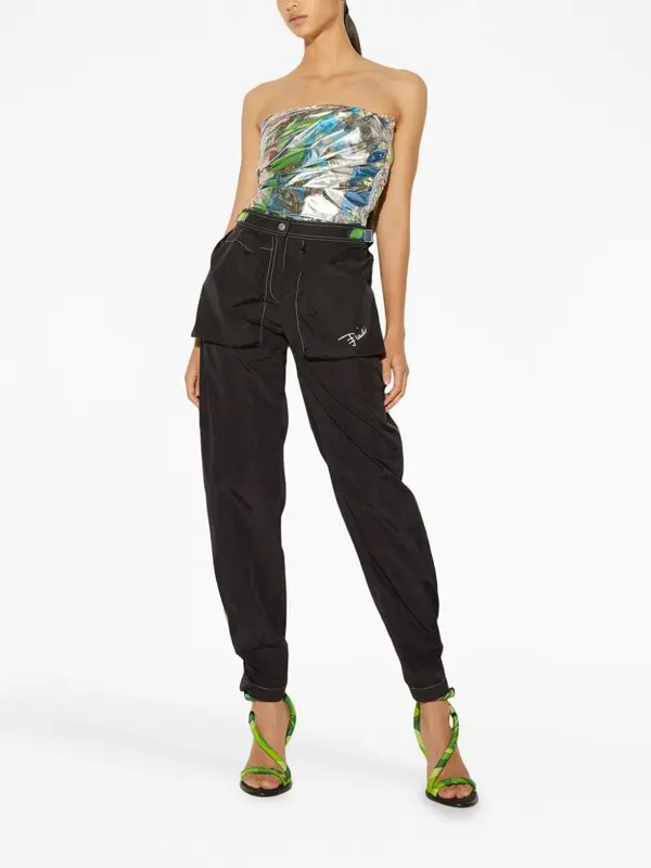 Emilio Pucci Patch-pocket Straight-leg Trousers