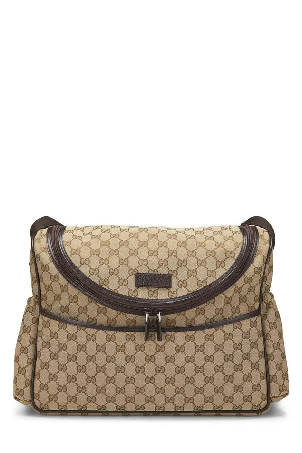 Gucci Original Gg Canvas Diaper Bag
