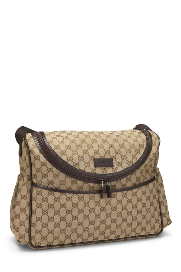 Gucci Original Gg Canvas Diaper Bag