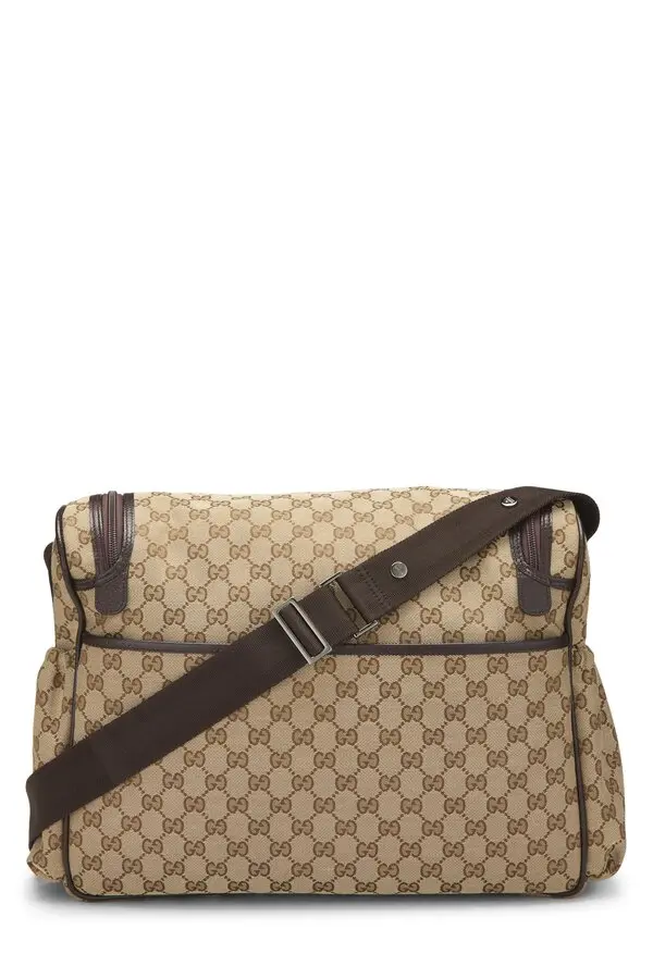 Gucci Original Gg Canvas Diaper Bag