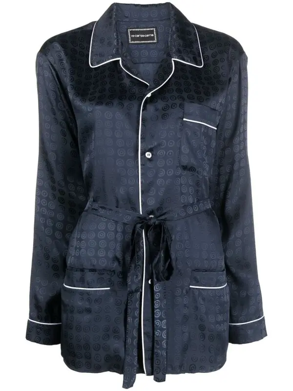 10 CORSO COMO Circle-motif Shirt - Blue