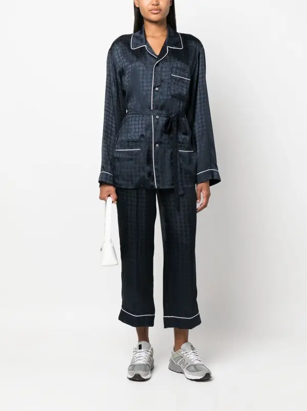10 CORSO COMO Circle-motif Shirt - Blue