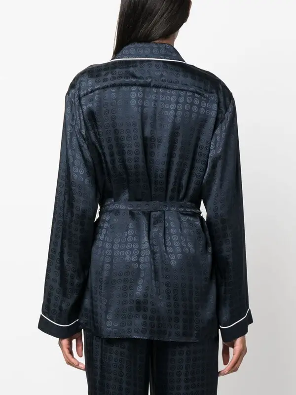 10 CORSO COMO Circle-motif Shirt - Blue