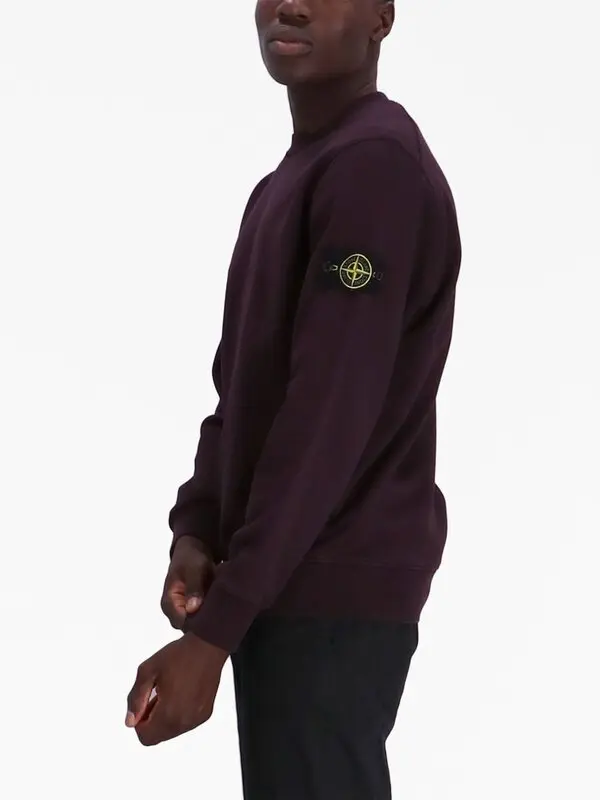 Stone Island Compass-motif Cotton Sweatshirt