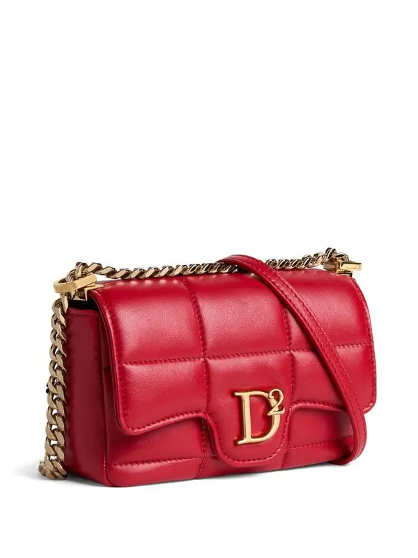 Dsquared2 Logo-plaque Quilted Leather Bag