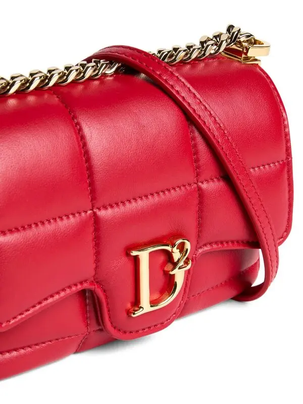 Dsquared2 Logo-plaque Quilted Leather Bag
