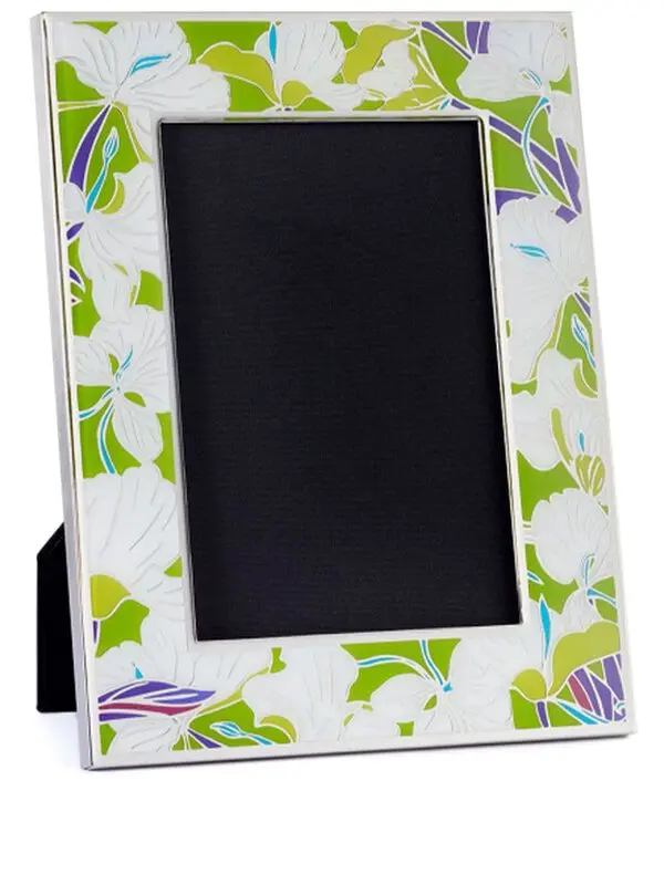 Shanghai Tang Floral-print Photo Frame - Green