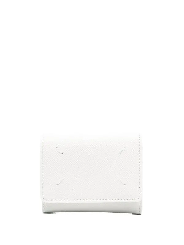 MAISON MARGIELA Four-stitch Leather Wallet - White