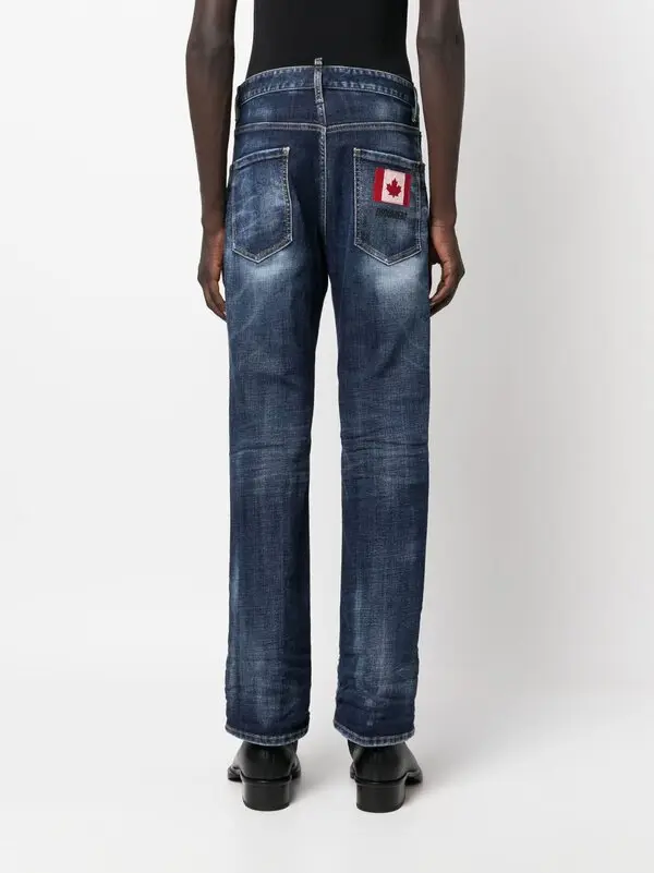 Dsquared2 Low-rise Straight-leg Jeans