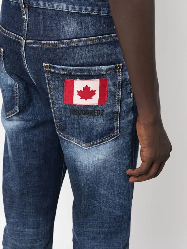 Dsquared2 Low-rise Straight-leg Jeans