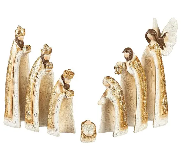 BARBARA KING 7-piece Nesting Nativity Set