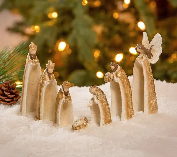 BARBARA KING 7-piece Nesting Nativity Set