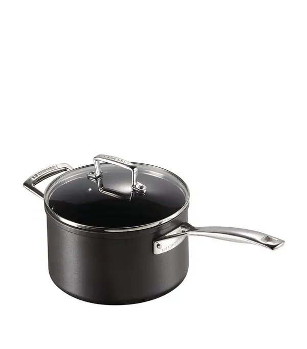 LE CREUSET Toughened Non-stick Saucepan - Black