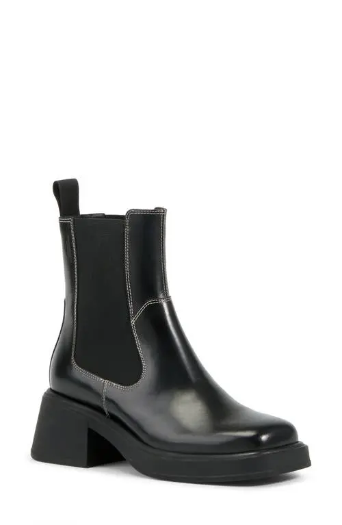 VAGABOND SHOEMAKERS Dorah Chelsea Boot - Black/white Leather