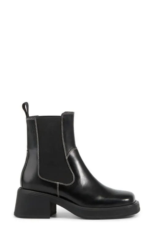VAGABOND SHOEMAKERS Dorah Chelsea Boot - Black/white Leather