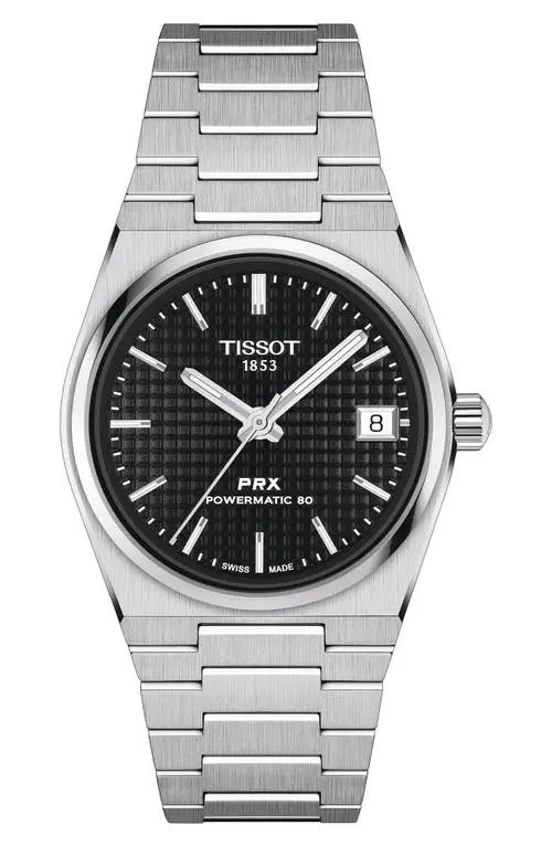 TISSOT Prx Powermatic 80 Bracelet Watch - Grey