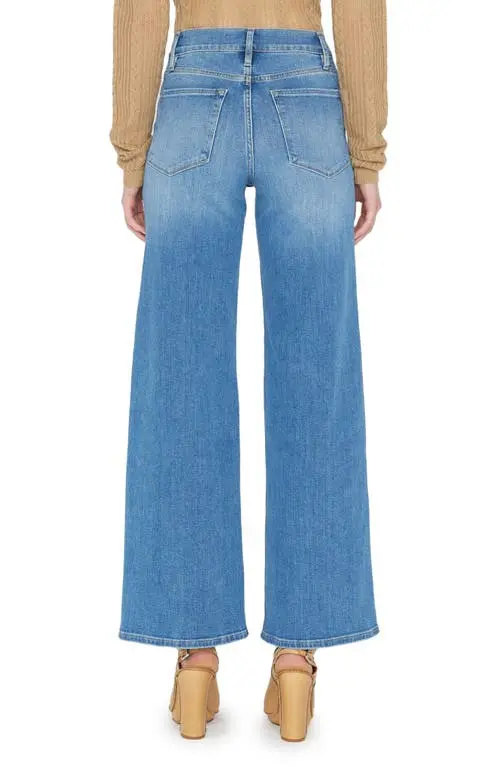 FRAME Le Slim Palazzo Ankle Jeans - Drizzle