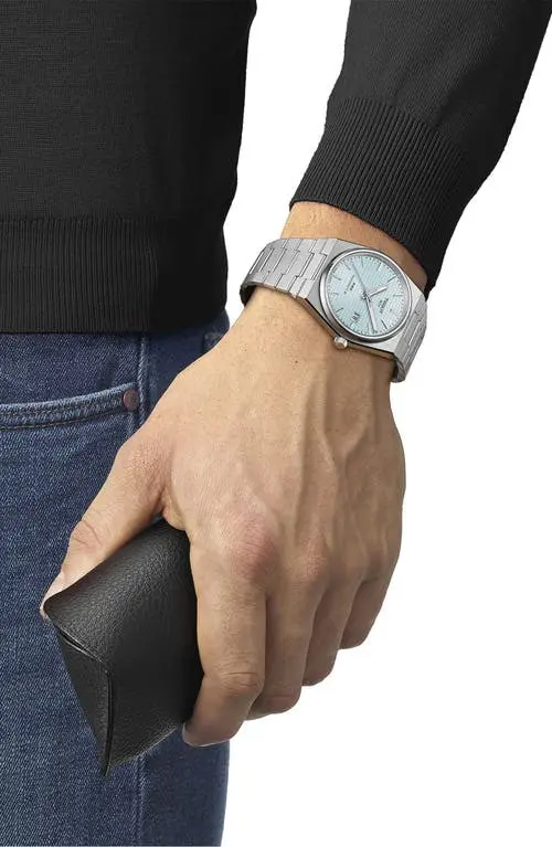 TISSOT Prx Powermatic 80 Bracelet Watch - Silver Grey