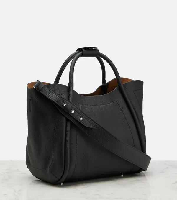 Max Mara Marine Leather Tote - Black | Editorialist