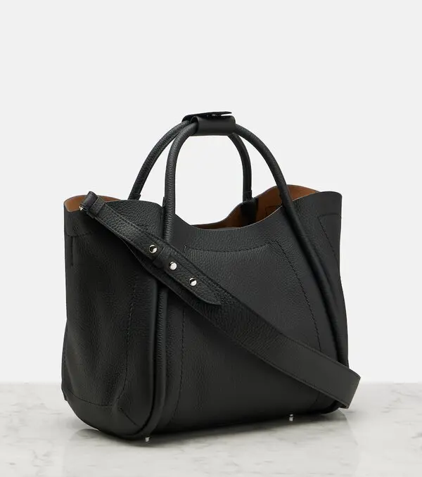 Max Mara Marine Leather Tote - Black
