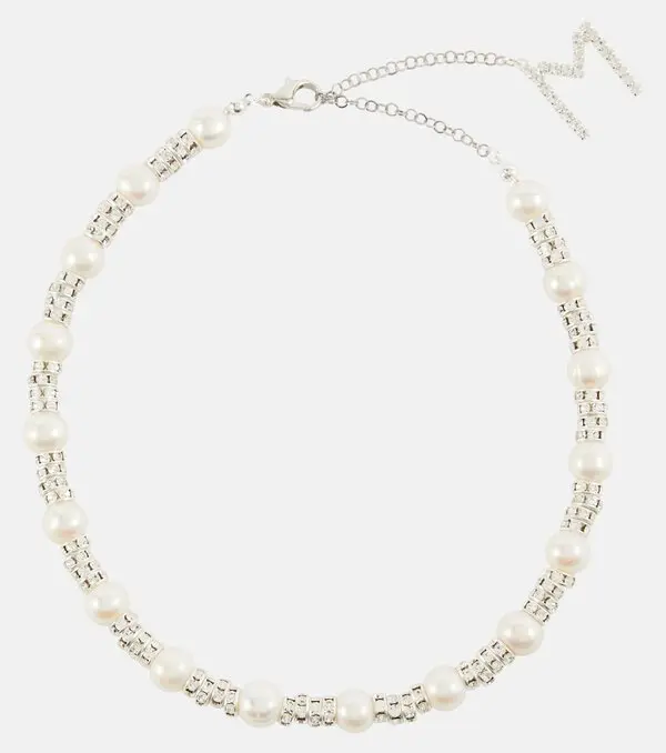 Magda Butrym Embellished Necklace - Metallic