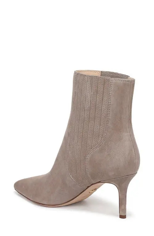 Veronica Beard Lisa 70mm Pointed Toe Bootie - Bark