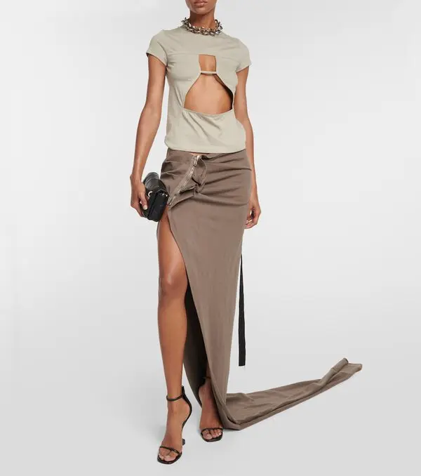 Rick Owens Cutout T-shirt