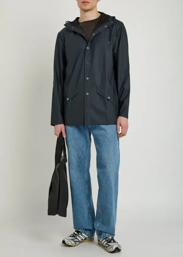 Rains Waterproof Raincoat - Navy