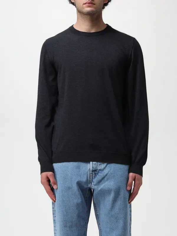 Kiton Crew Neck Long Sleeve Sweater - Black