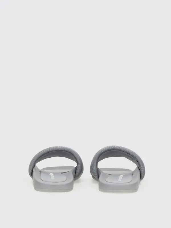 Alexander Wang Synthetic Fabric Slides - Grey