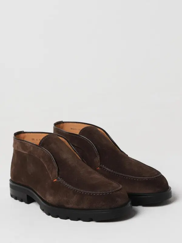 Santoni Suede Ankle Boots
