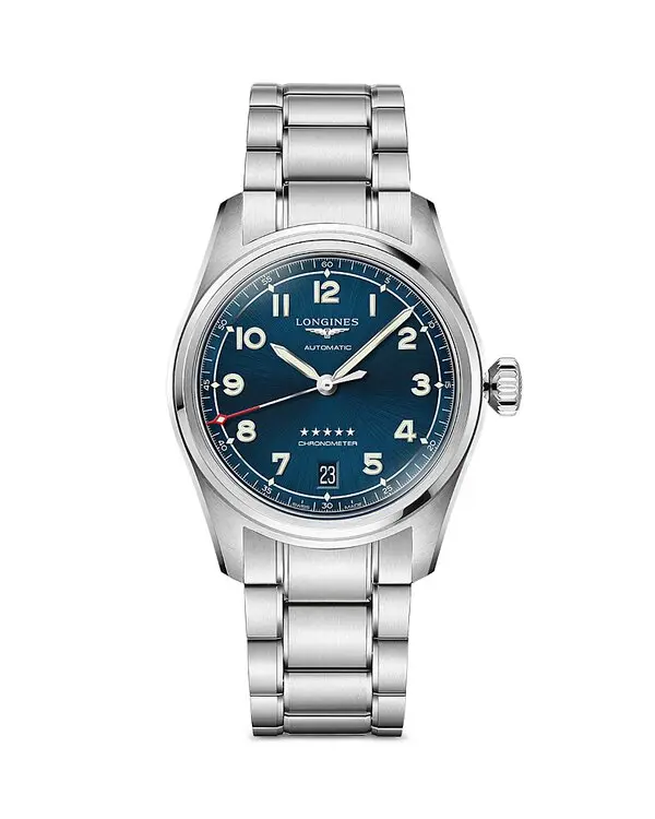 LONGINES Spirit Chronometer Watch - Blue/silver