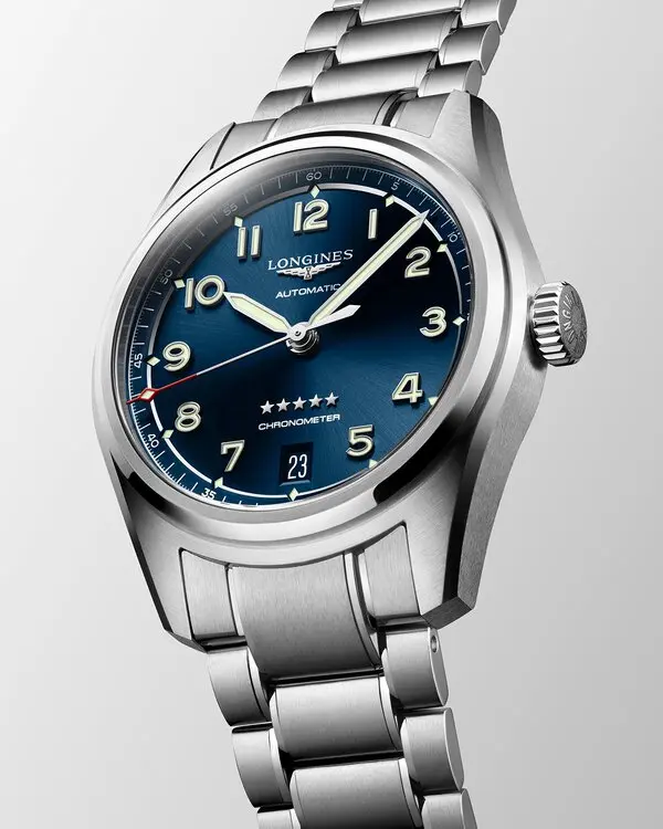 LONGINES Spirit Chronometer Watch - Blue/silver