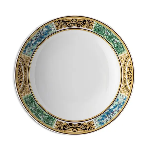Versace Barocco Mosaic Rim Soup Bowl - Multi