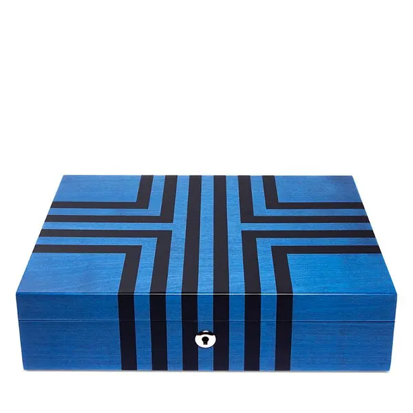 RAPPORT LONDON Labyrinth Watch Box - Blue