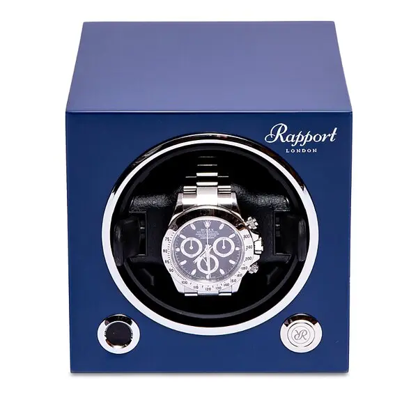 RAPPORT LONDON Evolution Mkiii Single Watch Winder - Blue