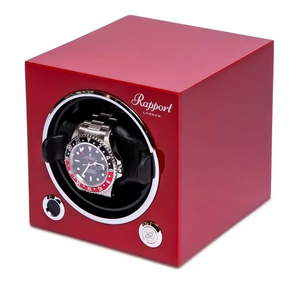 RAPPORT LONDON Evolution Mkiii Single Watch Winder - Red