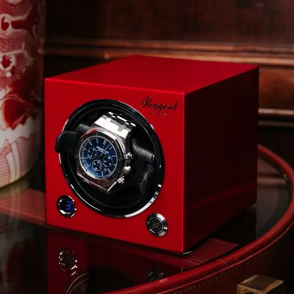 RAPPORT LONDON Evolution Mkiii Single Watch Winder - Red