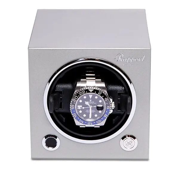 RAPPORT LONDON Evolution Mkiii Single Watch Winder - Silver