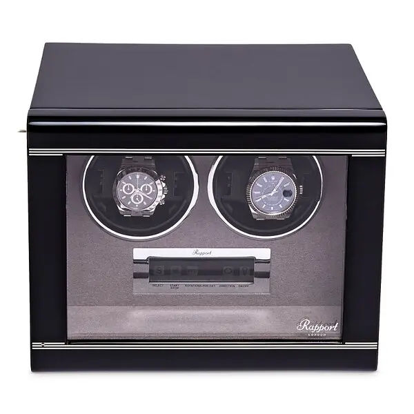 RAPPORT LONDON Formula Duo Watch Winder - Black