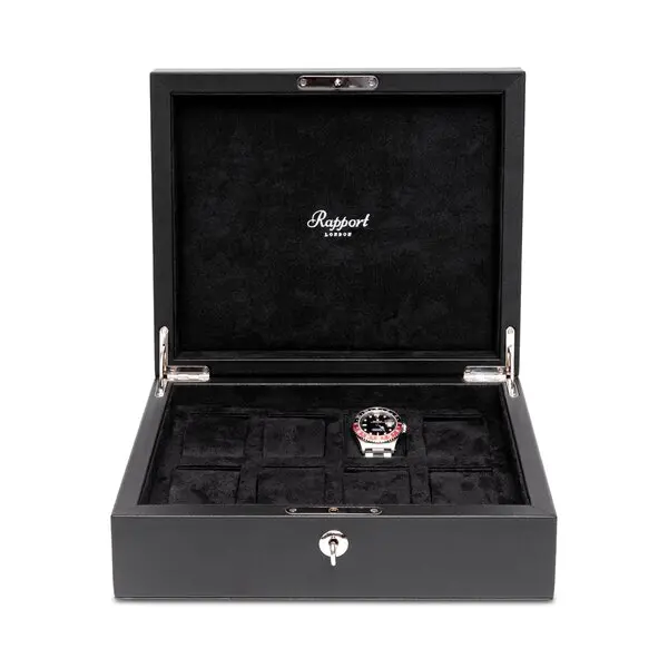 RAPPORT LONDON Vantage Eight Watch Box - Black