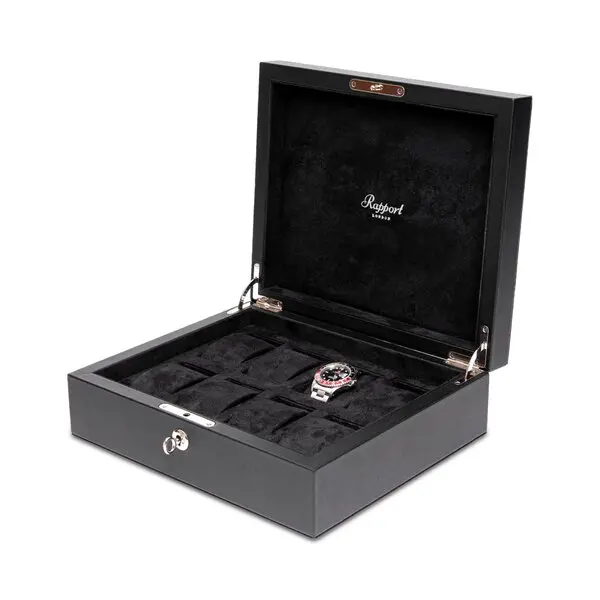 RAPPORT LONDON Vantage Eight Watch Box - Black