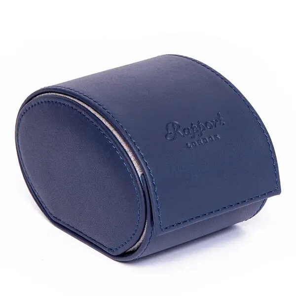 RAPPORT LONDON Hyde Park Three-watch Leather Pouch - Blue
