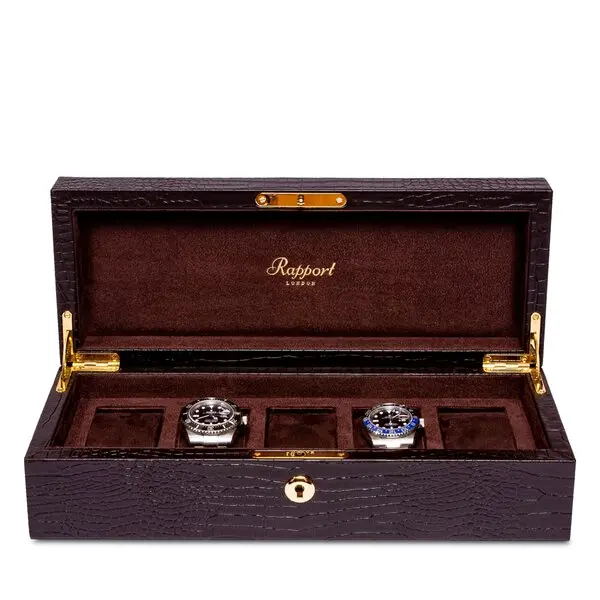RAPPORT LONDON Brompton Five Watch Box - Brown