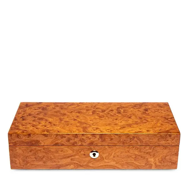 RAPPORT LONDON Heritage Five Watch Box - Burr Walnut