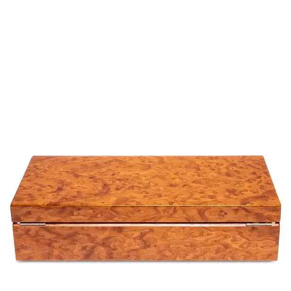 RAPPORT LONDON Heritage Five Watch Box - Burr Walnut