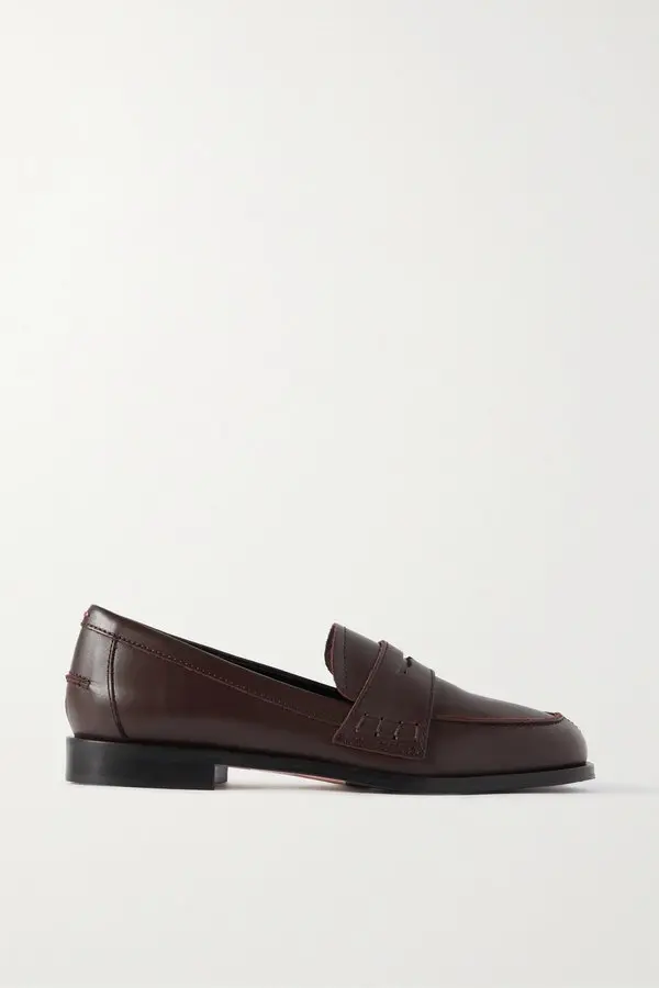 AeydĒ Oscar Leather Loafers - Brown
