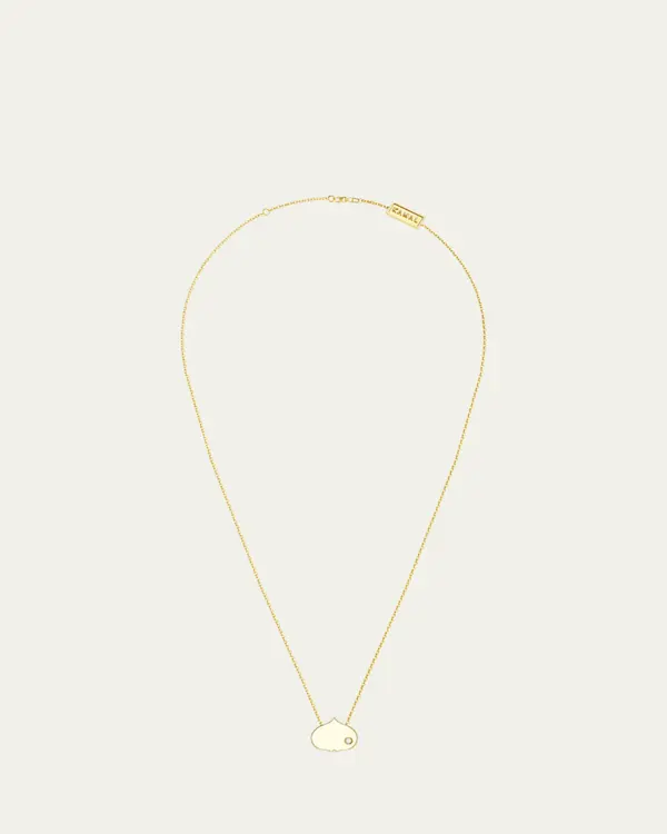 KAMAL Eye Adore 18k Diamond Pendant Necklace - Gold