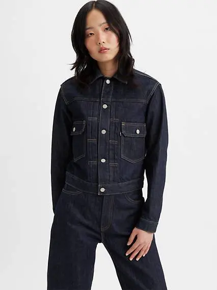 LEVI'S Type Ii Trucker Jacket - Moj Type 2 Dark Rinse